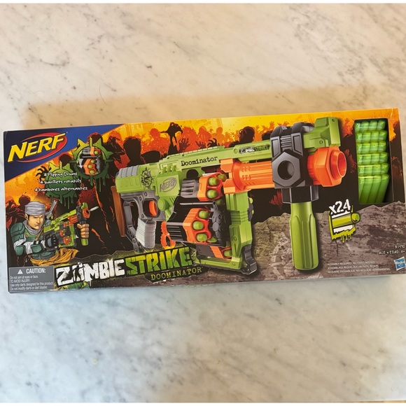 Nerf | Toys | Nib Nerf Zombie Strike Doominator Blaster | Poshmark